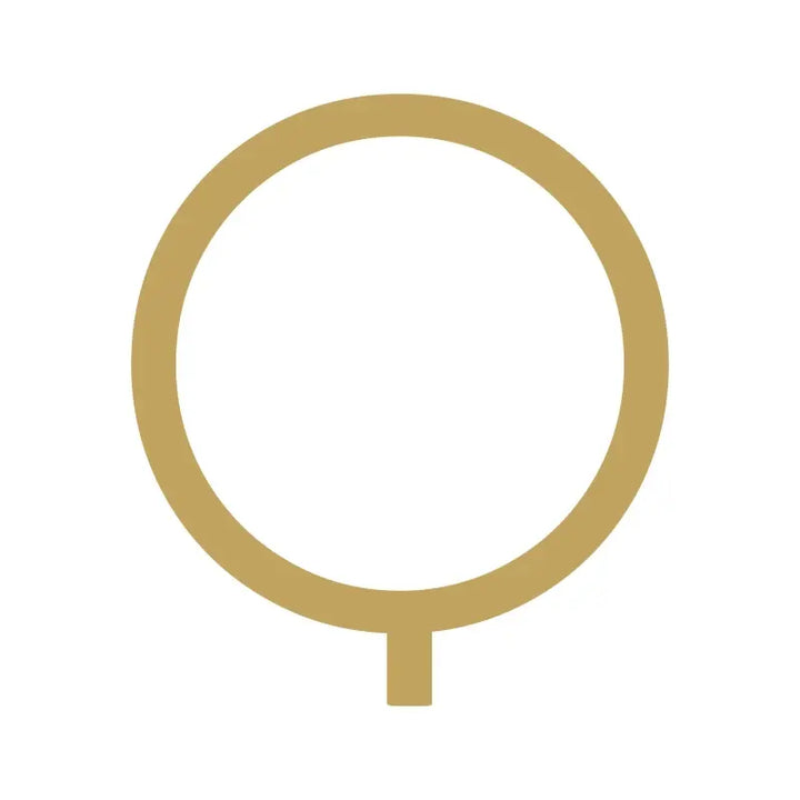 ARIS Solid Brushed Brass House Letters, flat letters & numbers