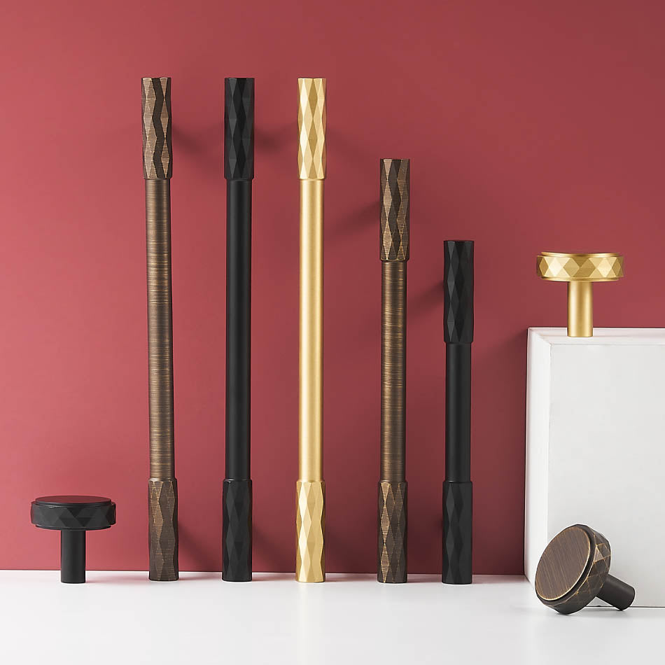 Luxury brass Kitchen cabinet handles, cupboard knobs and door handles