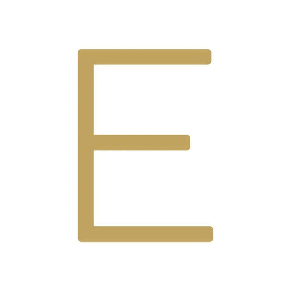 ARIS Solid Brushed Brass House Letters – Luxury Handles