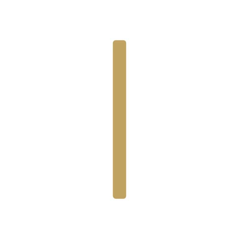 ARIS Solid Brushed Brass House Letters – Luxury Handles