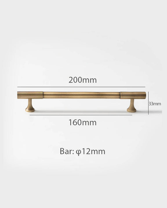 LINIA Solid Brass Premium Kitchen & Cabinet Handles, cupboard and ...