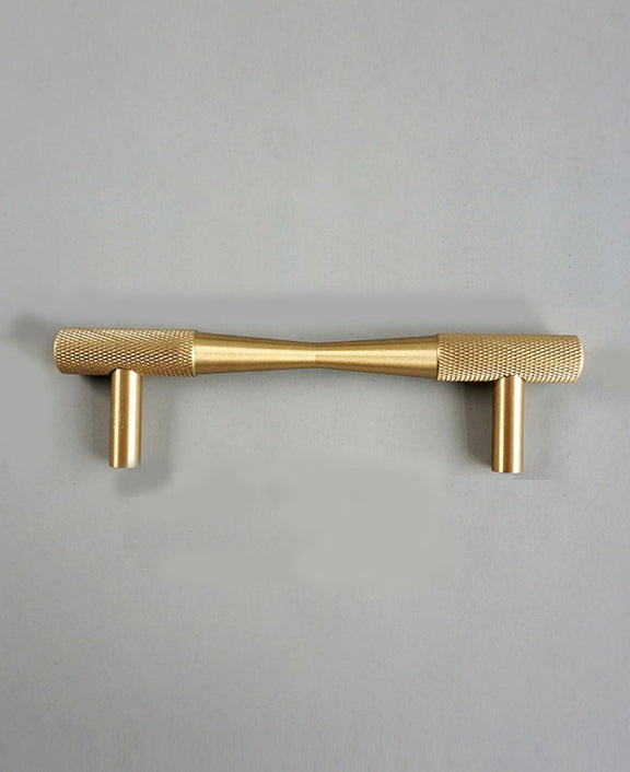 CONA Knurled Solid Brass Kitchen & Cabinet Handle - Luxury Handles