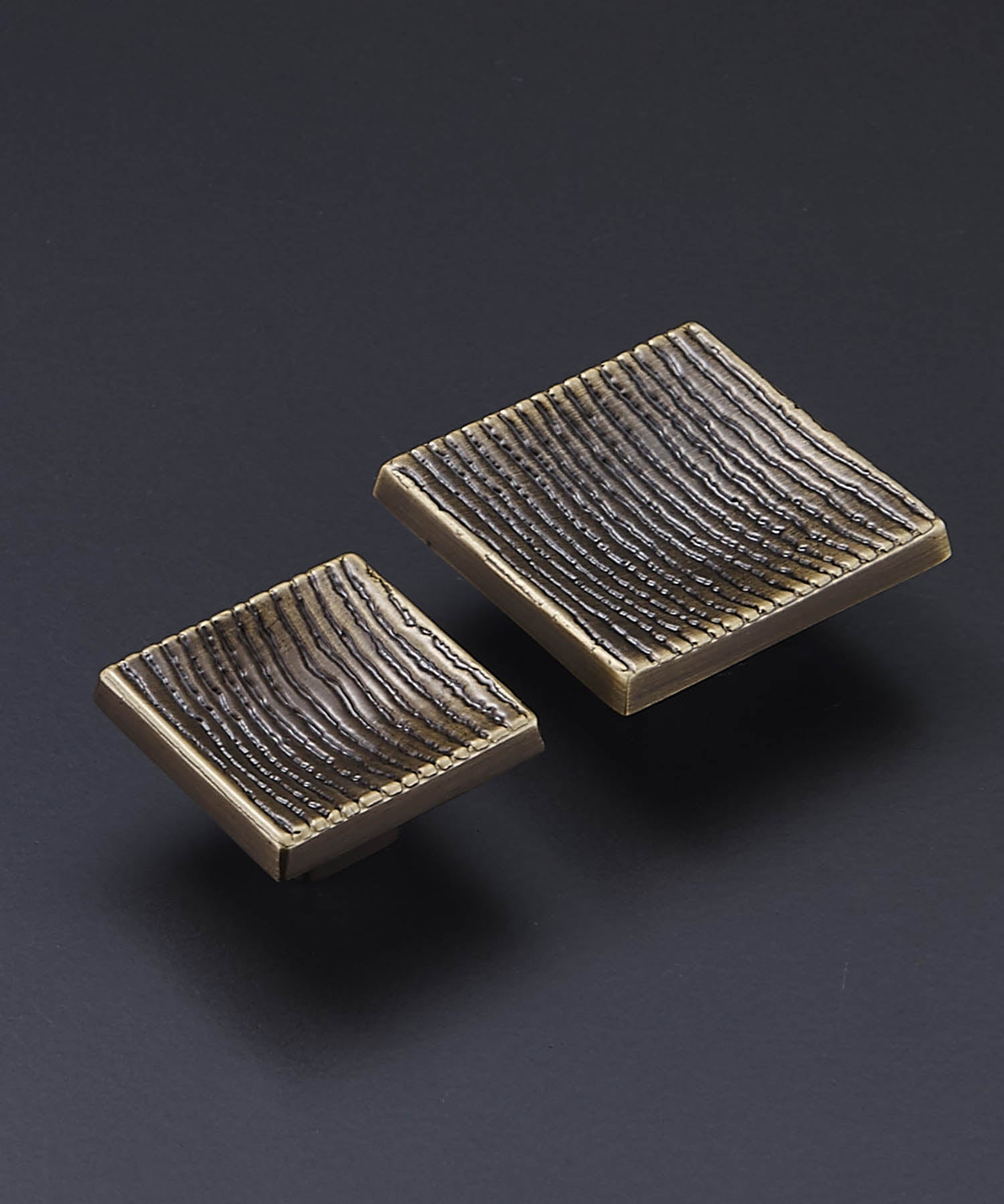 COTTAGE Solid Brass Square Cabinet Knob - Luxury Handles