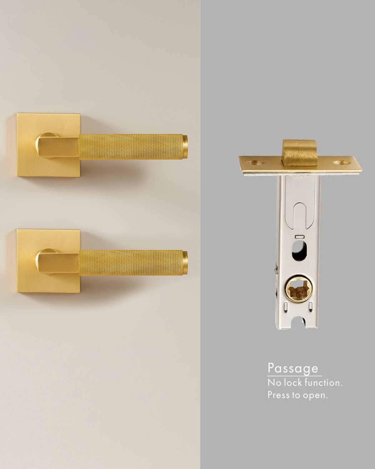 DEVON - Premium and high quality solid brass Lever Door handle Set
