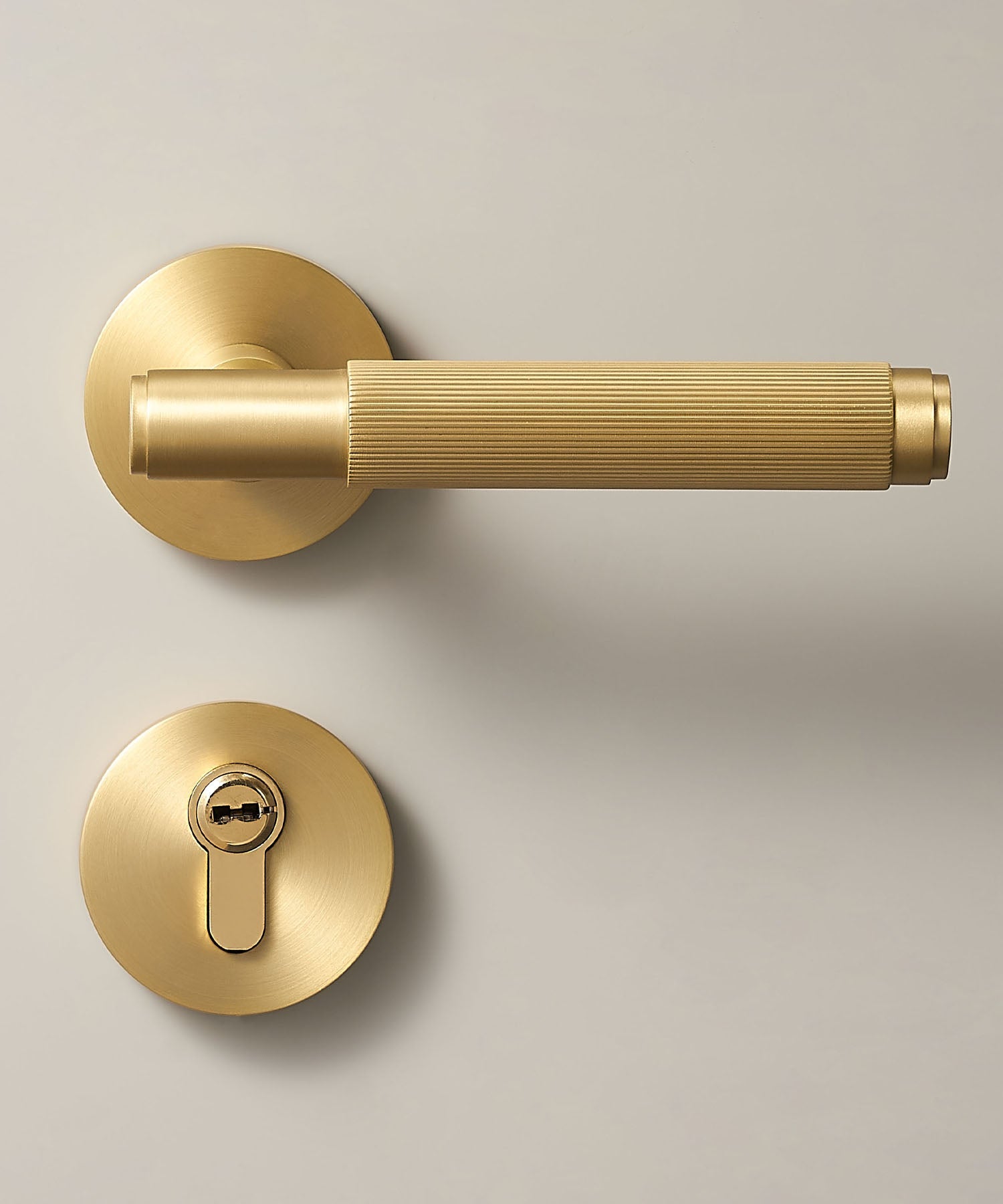 LINIA - Premium and high quality solid brass Door Lever handle Set