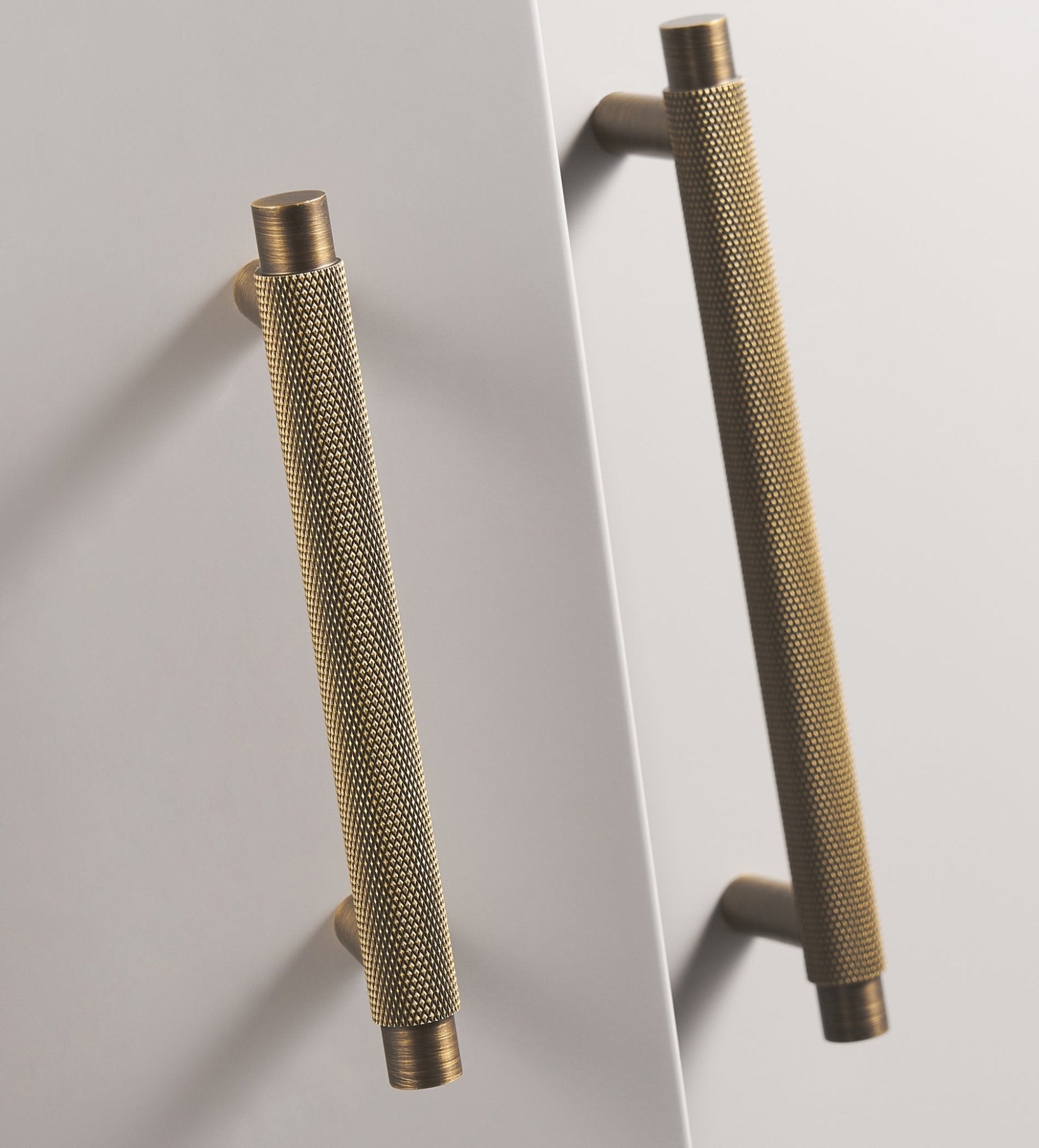 MILAN Knurled Solid Brass Premium Kitchen & Cabinet Handle, premium ...