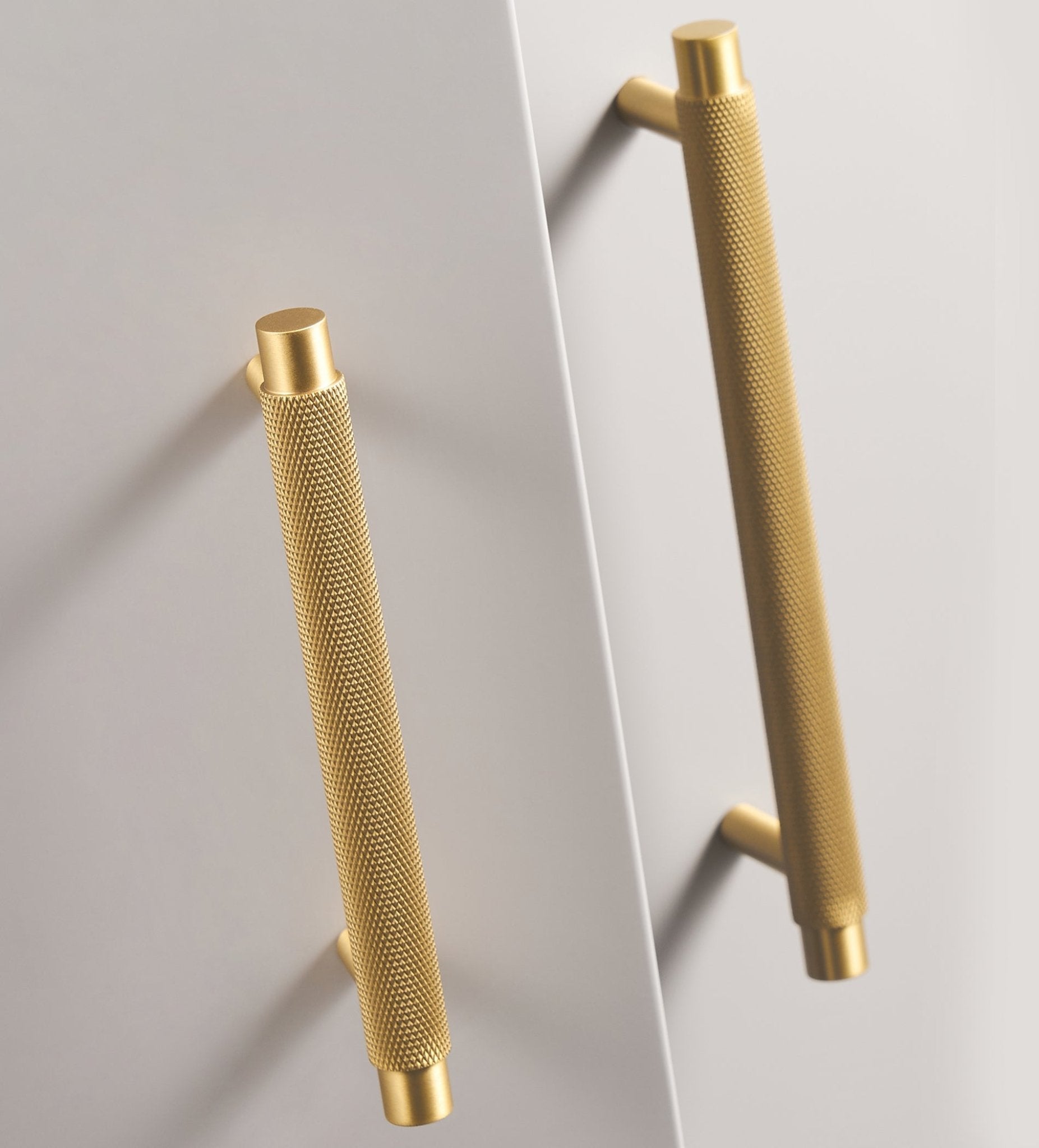 MILAN Knurled Solid Brass Premium Kitchen & Cabinet Handle, premium ...