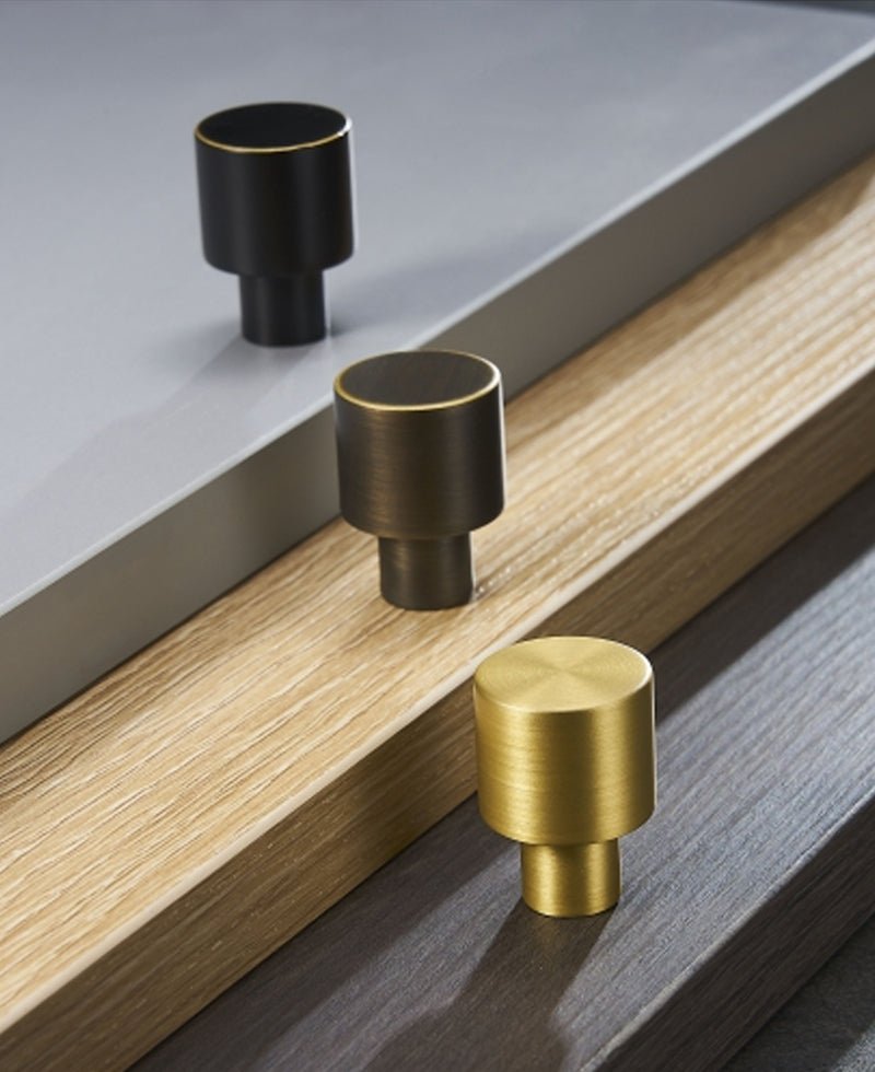 NORDIC Solid Brass Bullet Knobpremium quality cupboard & drawer knob