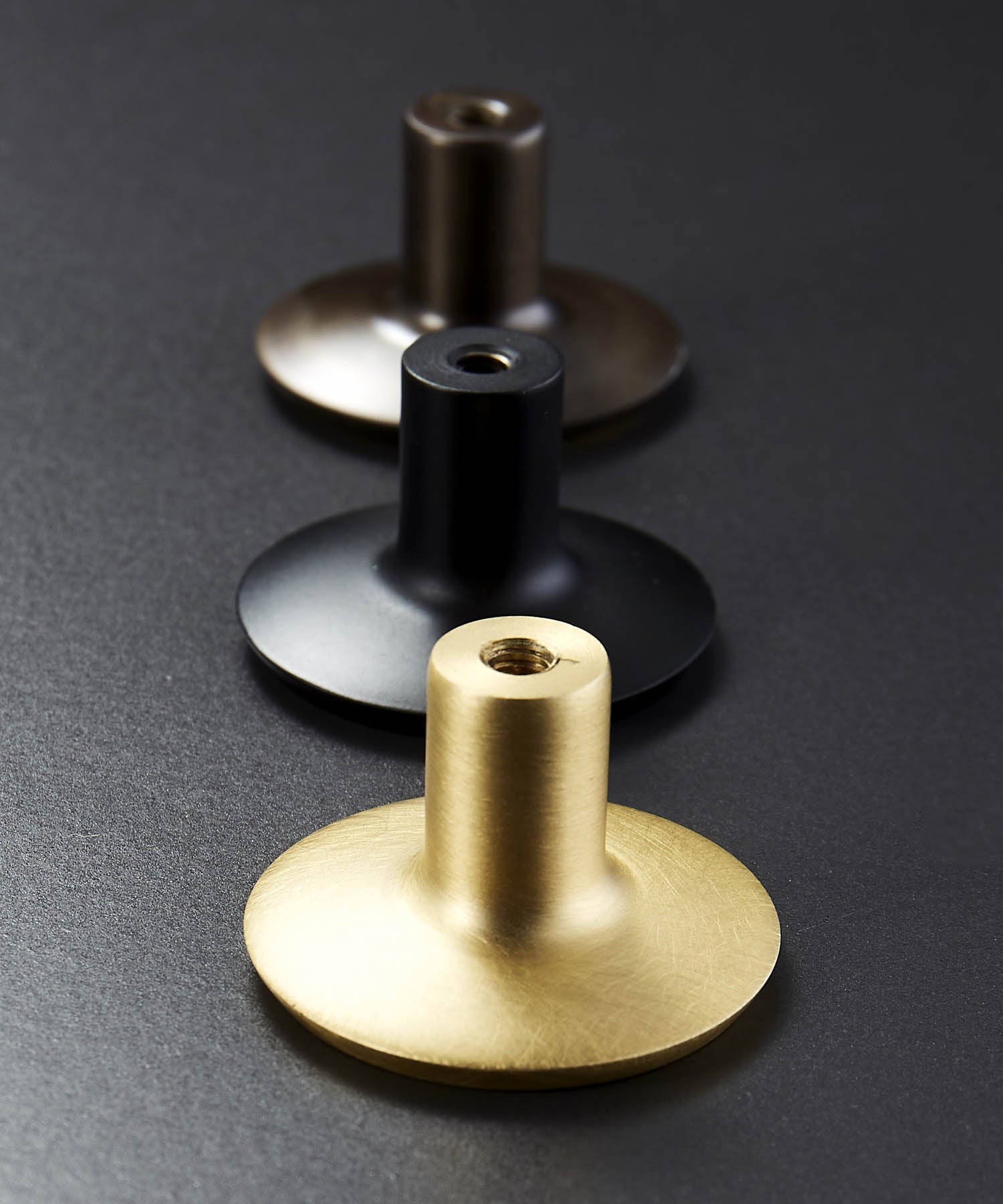 NORDIC Solid Brass Concave Knob - Luxury Handles