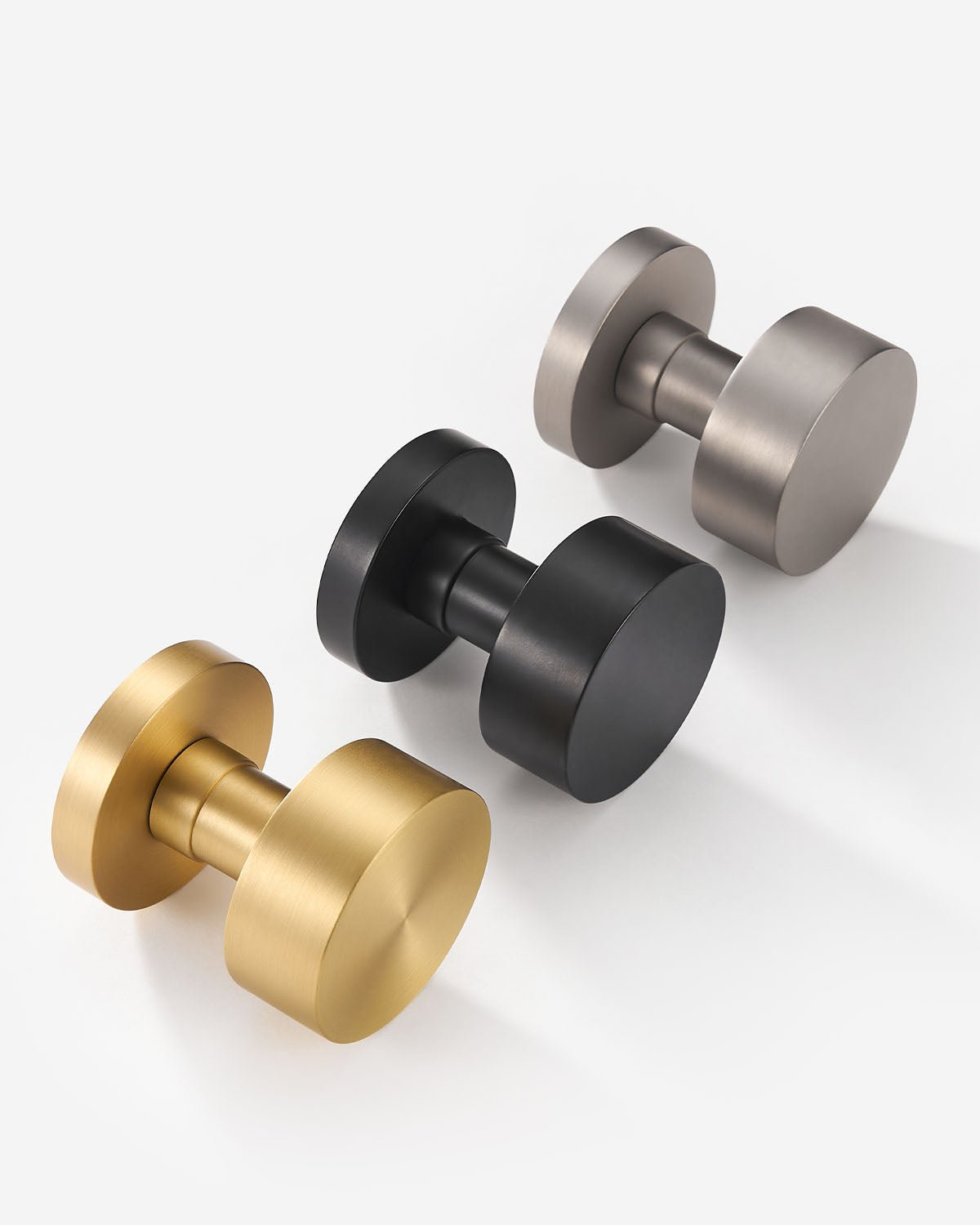 NORDIC style Solid Brass Door Knob Set - Luxury Handles
